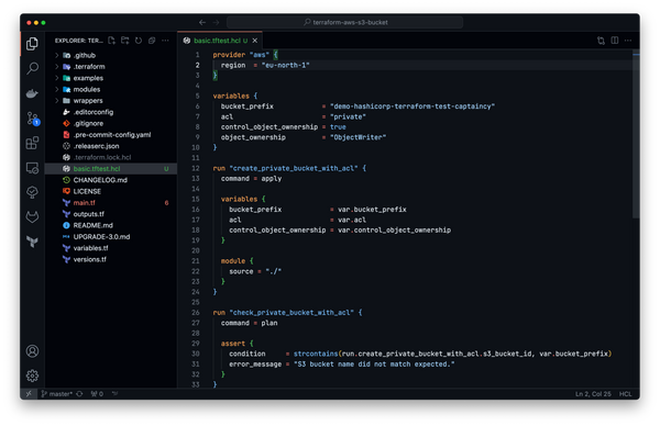 How to use Terraform test